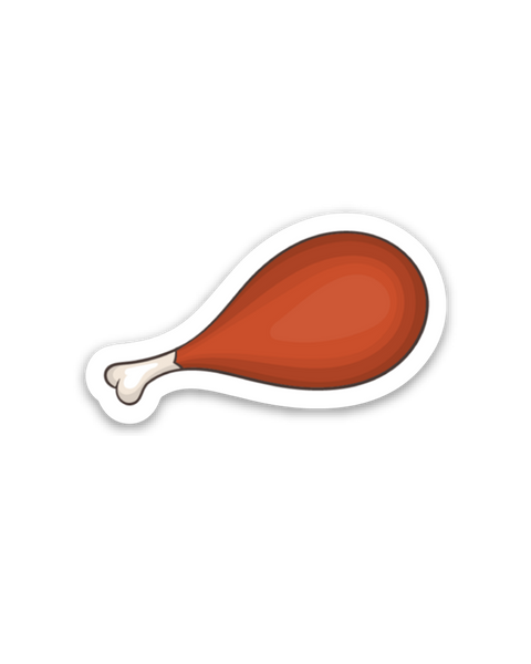 Chicken Leg Mini Sticker – Trailer Trash Tammy