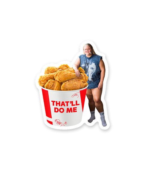 That'll Do Me Bucket Mini Sticker – Trailer Trash Tammy